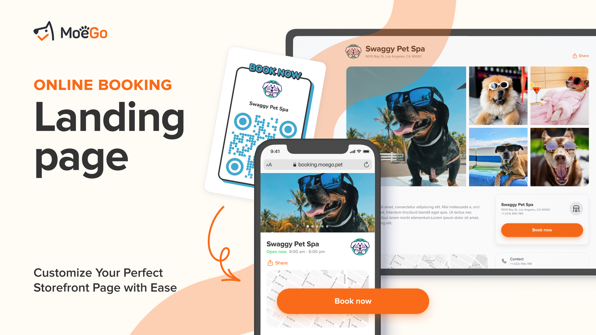 Online Booking Landing Page - Customize Your Perfect Storefront Page ...