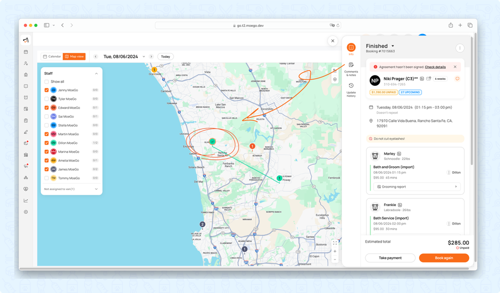 MoeGo - Map View Enhancement