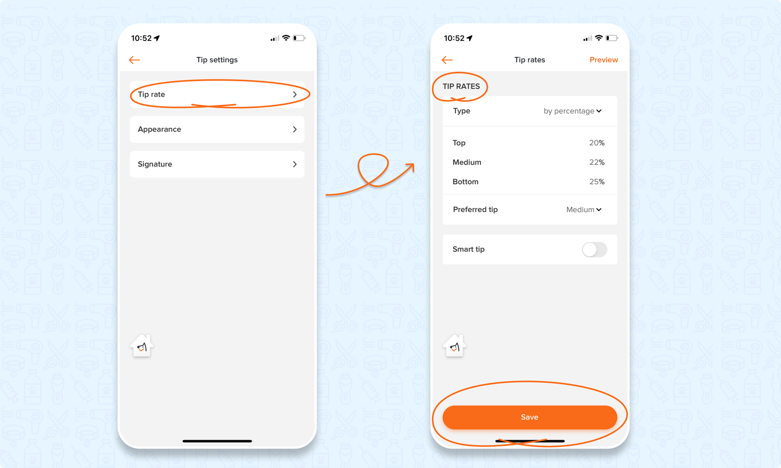 MoeGo Smart Tip - Boost Your Tip with Fully-Customized Tipping Options