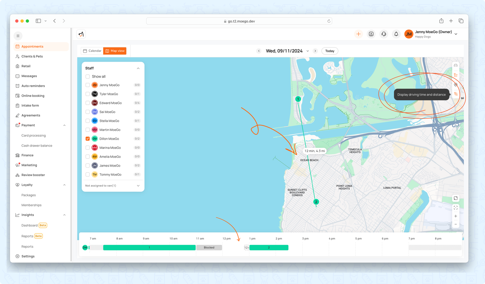 MoeGo - Map View Enhancement